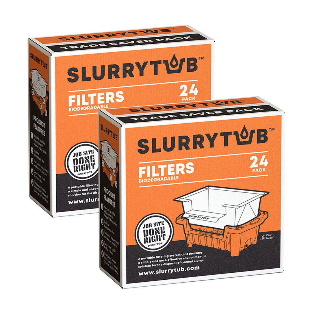SLURRYTUB - A portable filtering system for the disposal of slurry.